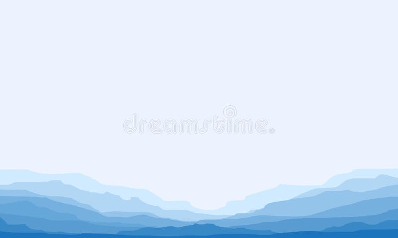 Mountains View, Landscape, Panorama. Abstract Background. Vector ...