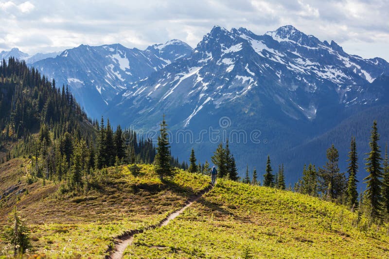 Mountains in Washington stock photo. Image of calm, nature - 200064928