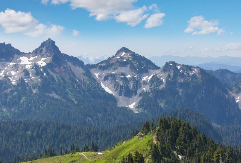 Mountains in Washington stock image. Image of national - 154998179