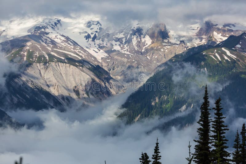 Mountains in Washington stock image. Image of national - 154998179