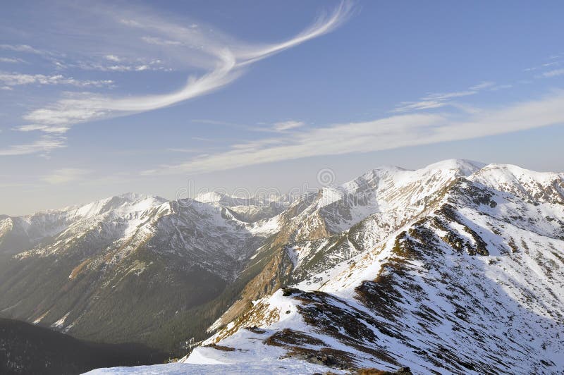 Alps mountains in winter stock photo. Image of banners - 2951156