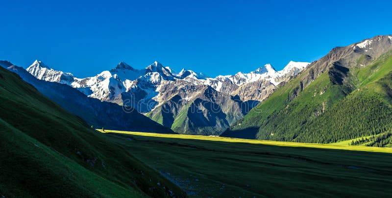 Mountains in Xinjiang,China Stock Image - Image of serene, natural ...