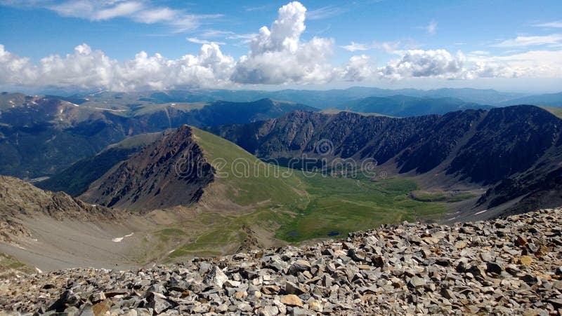 Mountainscape stock image. Image of valleys, nature, summer - 40089683