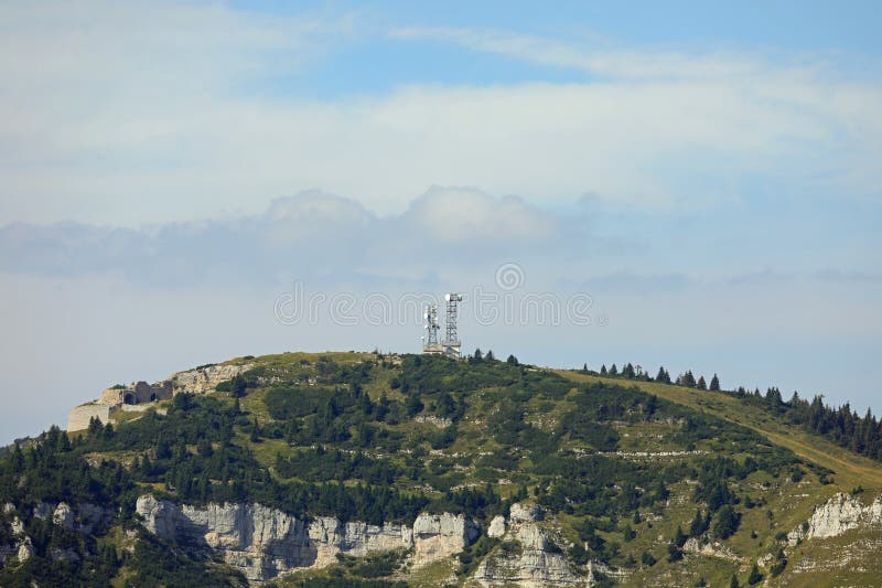 Mountaintop Communication Station Providing Coverage To Remote Areas ...