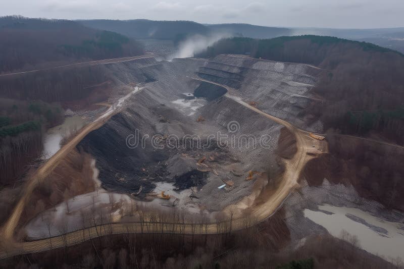 Mountaintop Removal Mining Operation Causing Massive Landslide and ...