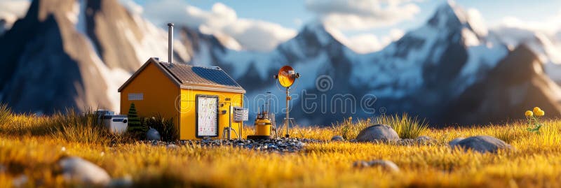 Mountaintop Research Station Solitude Research Nature Technology ...