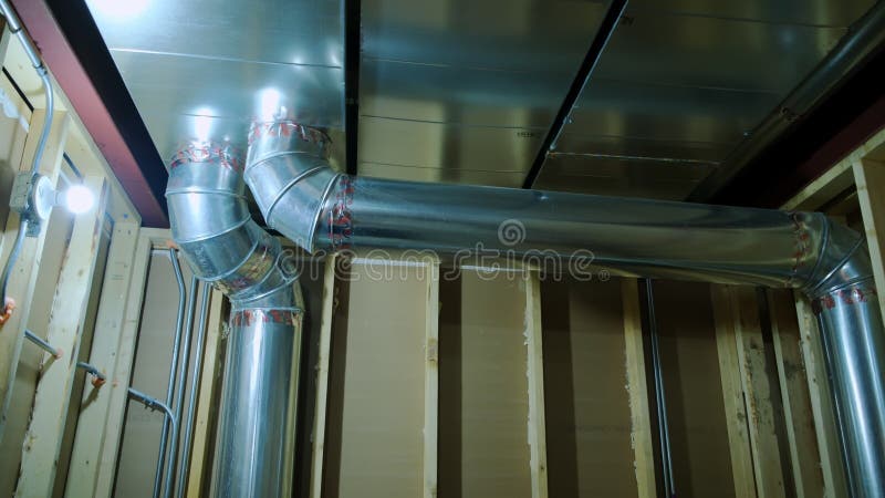 Mounted HVAC System Air Conditioner Return and Heating System in Home ...