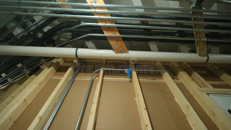 Mounted HVAC System Air Conditioner Return and Heating System in Home ...