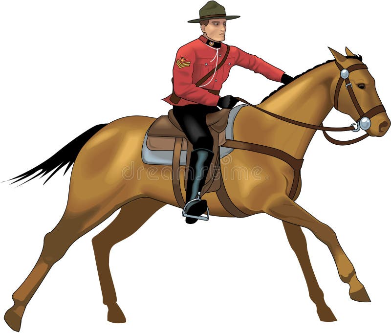 Mountie Canadian Stock Illustrations – 253 Mountie Canadian Stock ...