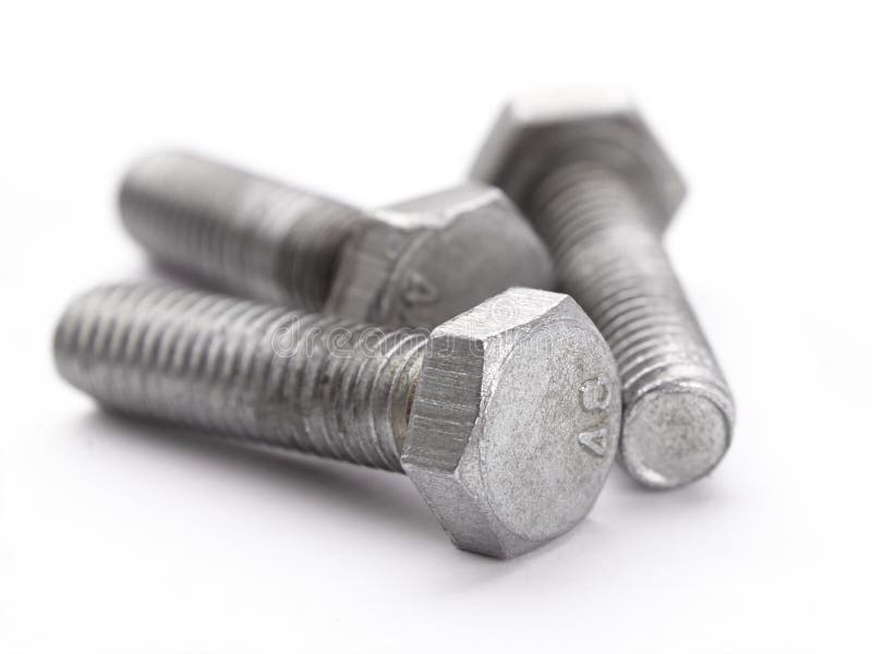 Mounting Bolt Made of Steel Stock Image - Image of equipment ...