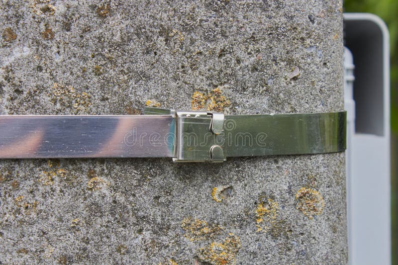 Mounting Clamp on Electrical Support, Bandage Tape and Clamp on ...