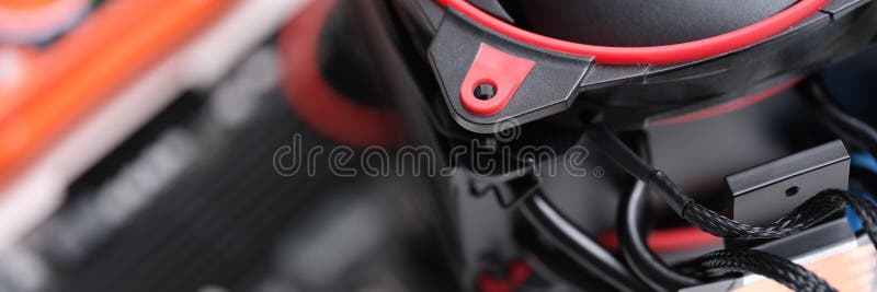 Mounting Computer Cooler Fan on Computer System Unit Stock Image ...