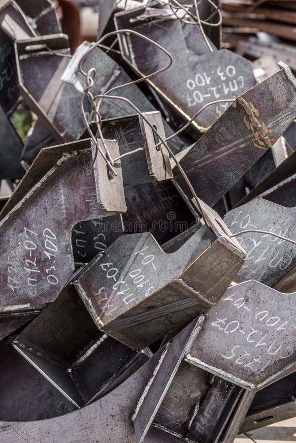 Mounting metal brackets stock photo. Image of iron, building - 66323394