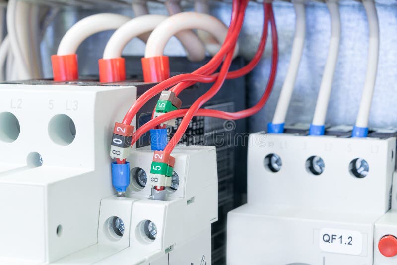 On the Mounting Panel in the Electrical Cabinet There are Installed ...