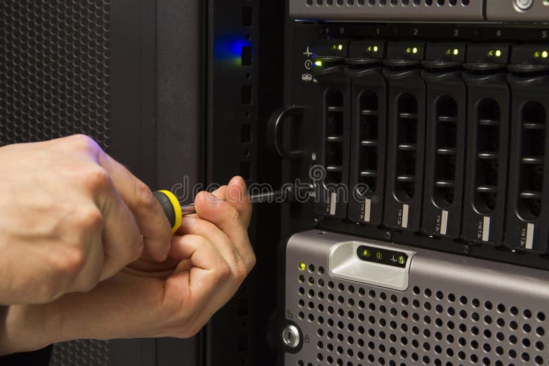Mounting Rack Unit stock photo. Image of network, support - 29579638