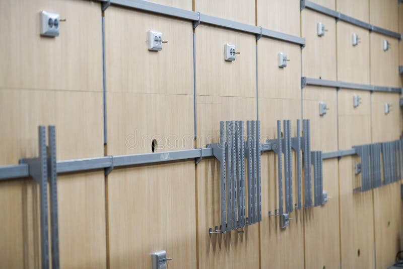 Mounting on Racks for the Item Stock Photo - Image of common, computer ...