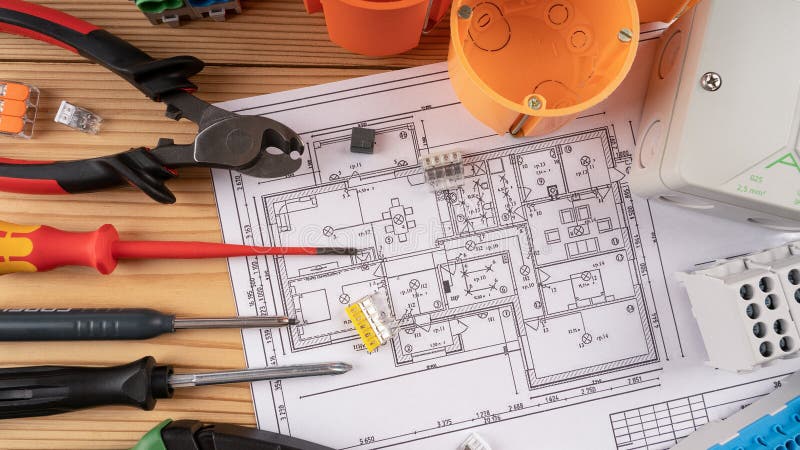 Mounting Tools and Materials for the Installation of an Electrical ...