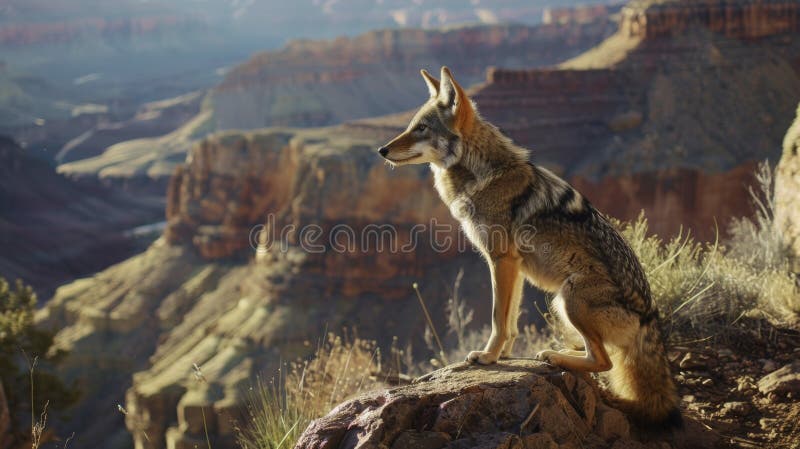 The Mournful Cries of Coyotes Reverberating through a Deep Canyon ...