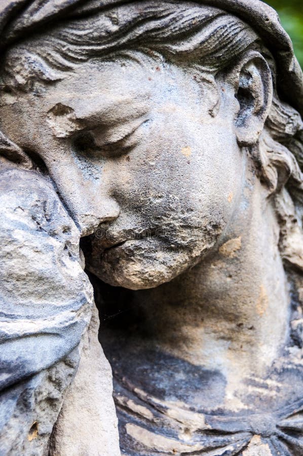 Mourning stock image. Image of statue, weathered, grief - 35287533
