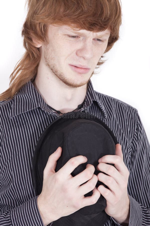 Mourning man stock image. Image of feelings, grief, holding - 11678375