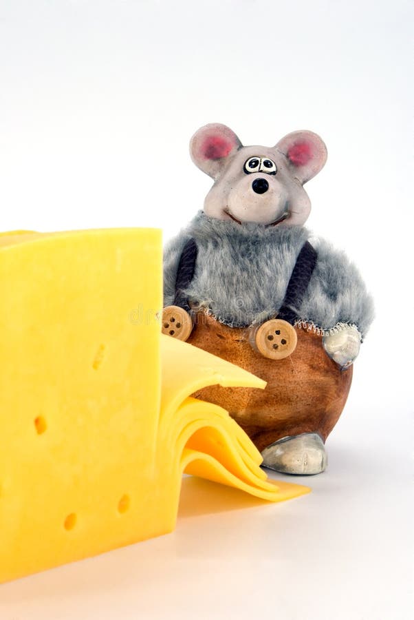 Mouse and cheese stock image. Image of gerbil, mouse, decoy - 1409417