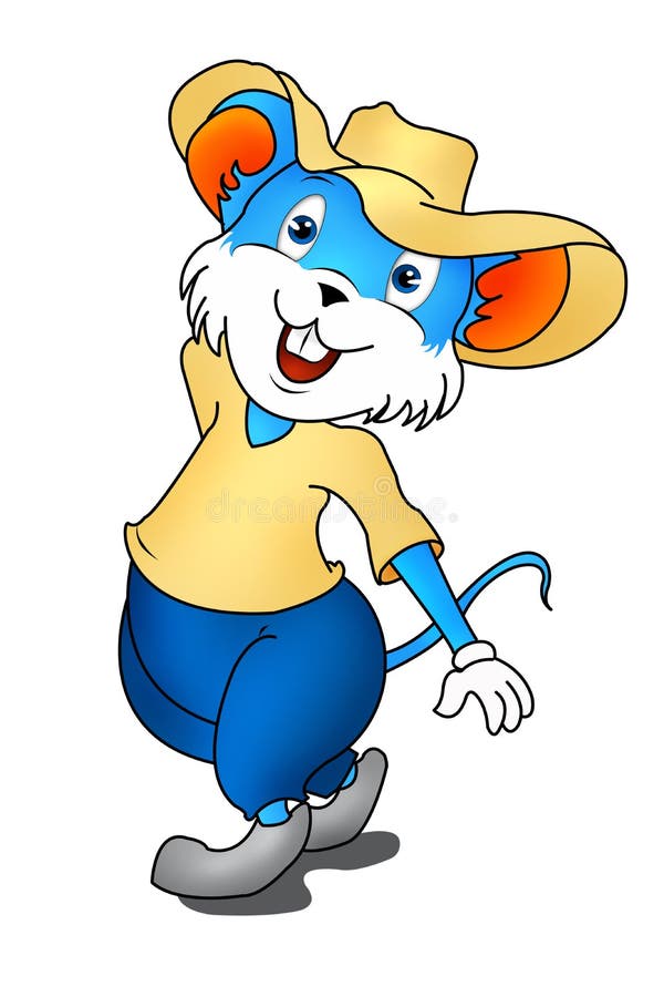 Sweet mouse stock vector. Illustration of fluffy, furry - 25610732