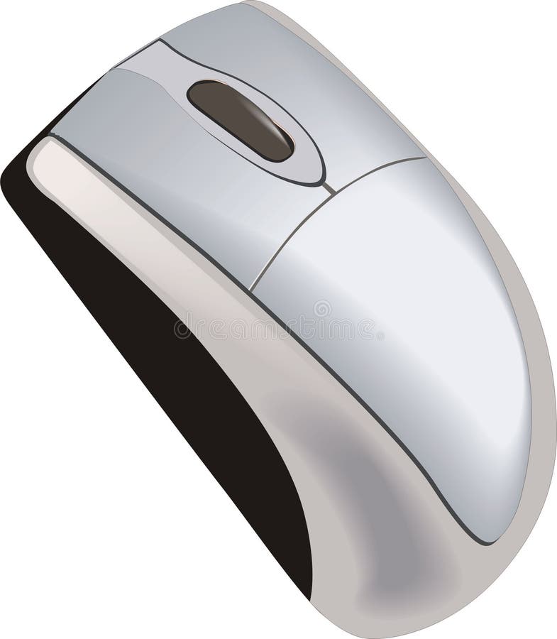 Mouse stock illustration. Illustration of desktop, scroller - 2896975