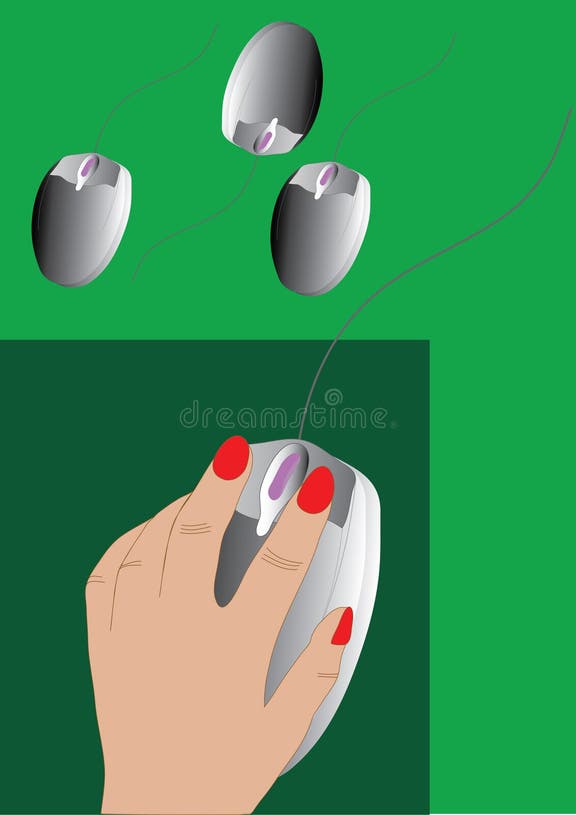 Woman Hands Keyboard Mouse Stock Illustrations – 111 Woman Hands ...