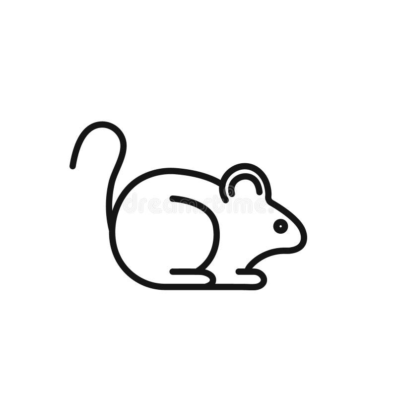 Mouse Animal Icon Vector Set Collection for Web Stock Illustration ...