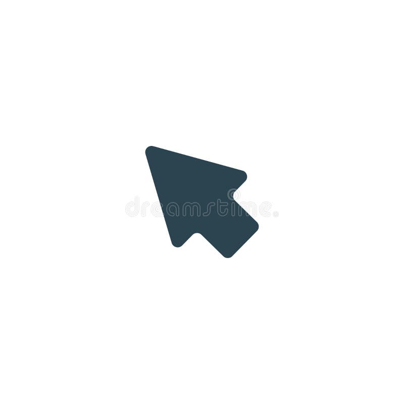 Mouse Arrow Cursor Icon. Stock Vector Illustration Isolated on White Background Stock ...