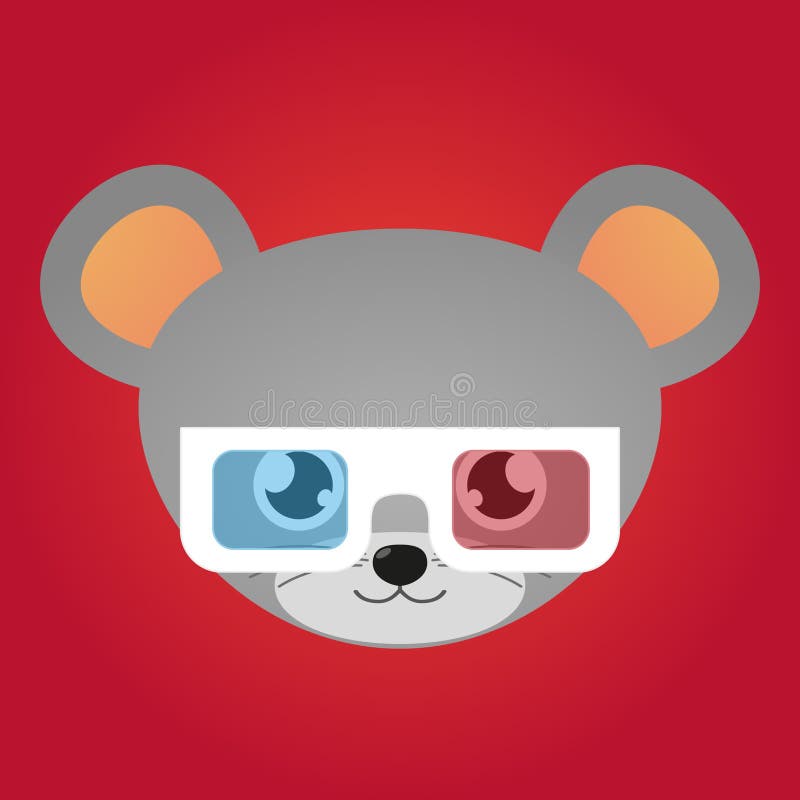 Mouse avatar stock illustration. Illustration of abstract - 45383544