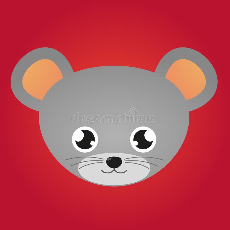 Mouse avatar stock illustration. Illustration of abstract - 45383544