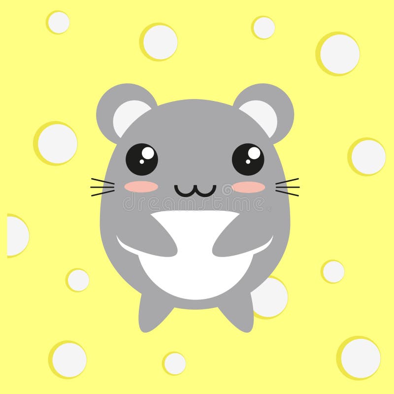 Mouse cartoon character stock vector. Illustration of cute - 34519393