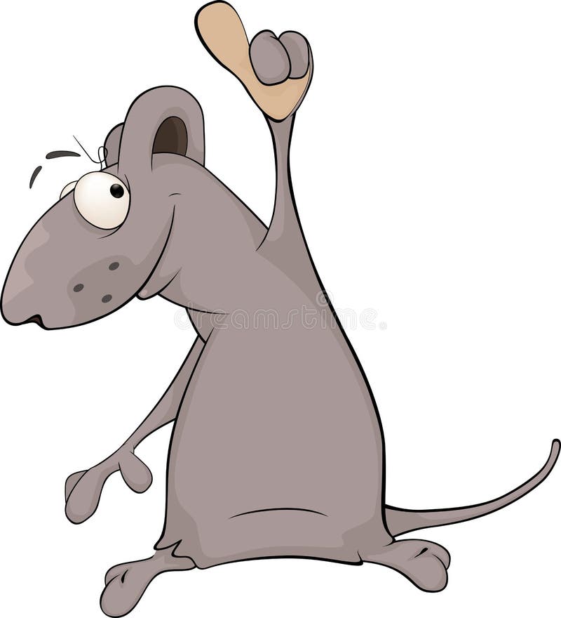 Worried mouse stock vector. Illustration of worried, looking - 40246998