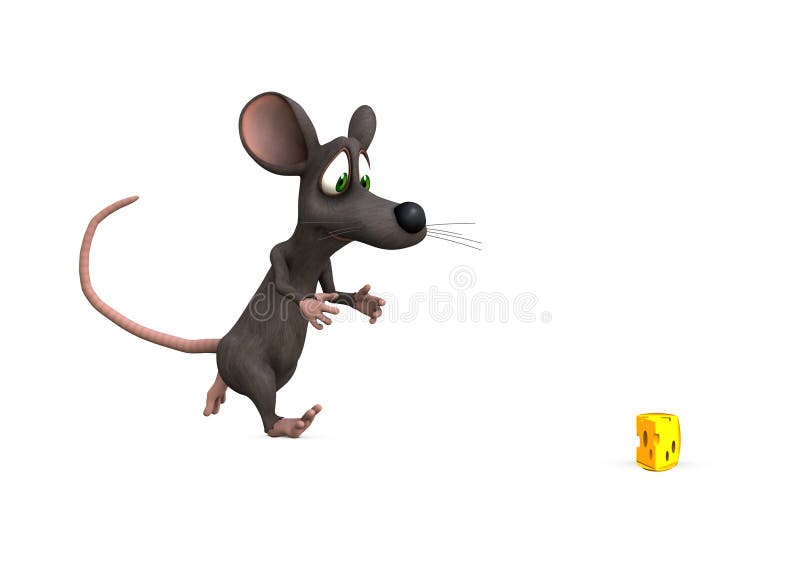 Mouse chase stock illustration. Illustration of escape - 3165356