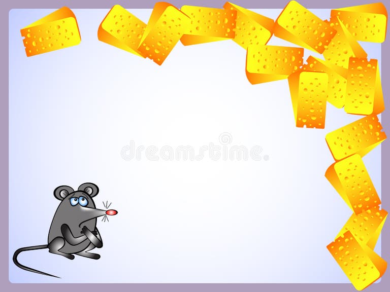 Mouse Eating Cheese Vector Stock Illustrations – 685 Mouse Eating ...