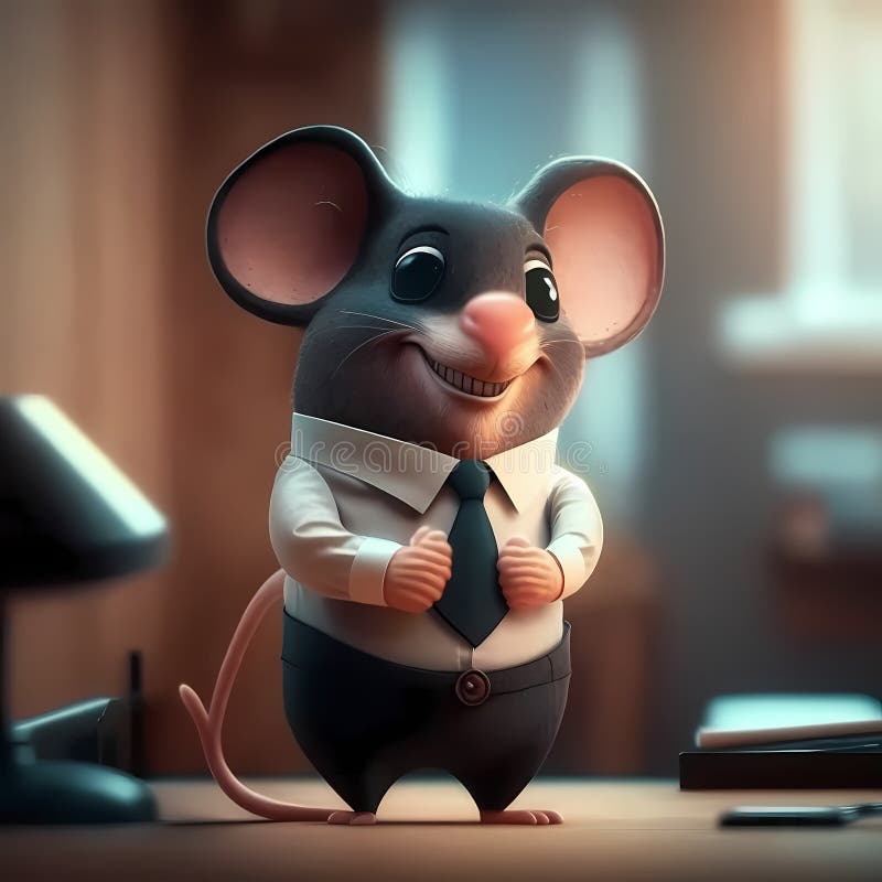 3d Mouse with a Mouse Mouse and Cheese Mouse with Cheese Stock ...