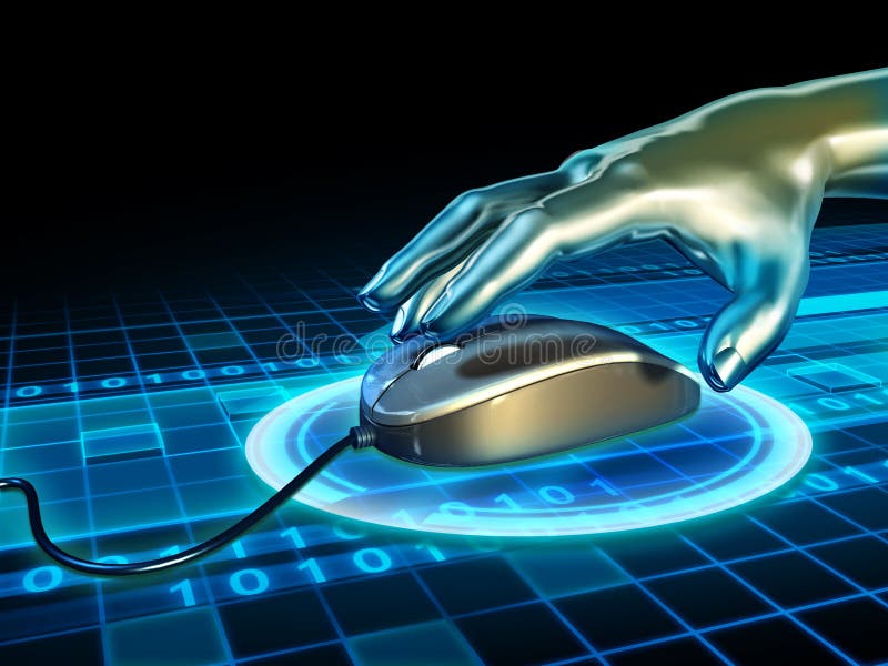 Mouse click stock illustration. Illustration of code - 15540783