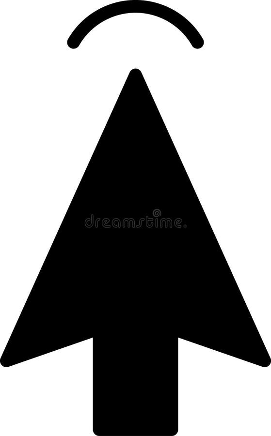 Mouse Click Cursor Icon. Hand Mouse Pointer Pictogram on Transparent ...