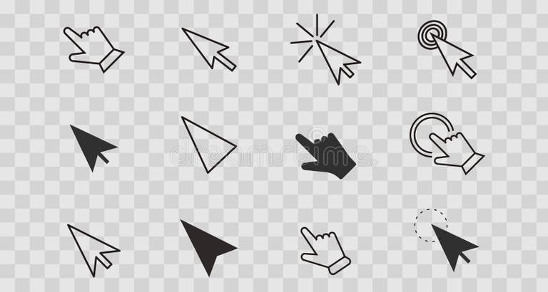 Cursors Design Stock Illustrations – 1,281 Cursors Design Stock ...