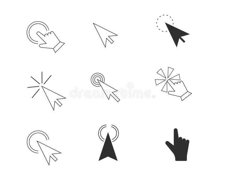 Line Cursors Stock Illustrations – 540 Line Cursors Stock Illustrations ...