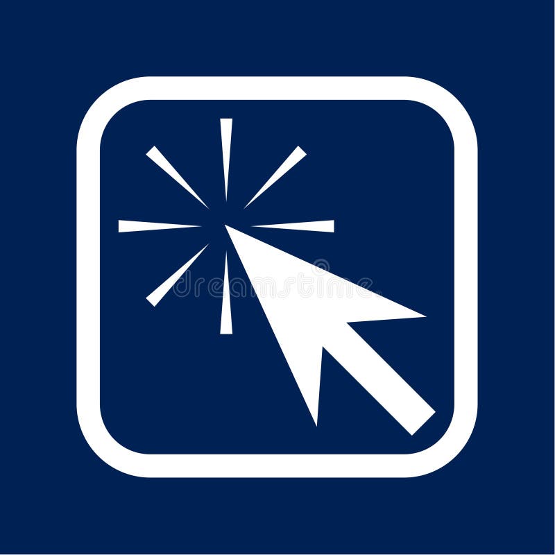 Mouse click icon stock vector. Illustration of click - 160761322