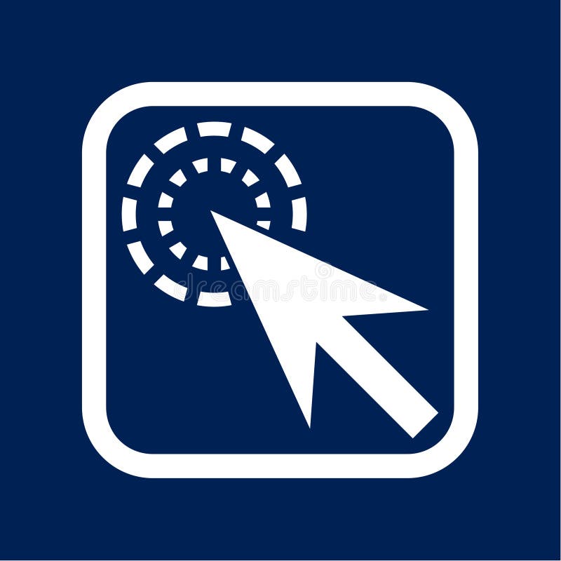 Mouse click icon stock vector. Illustration of hand - 160761454