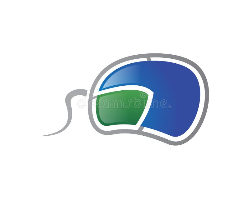 Mouse Click Logo Icon Template Stock Vector - Illustration of isolated ...