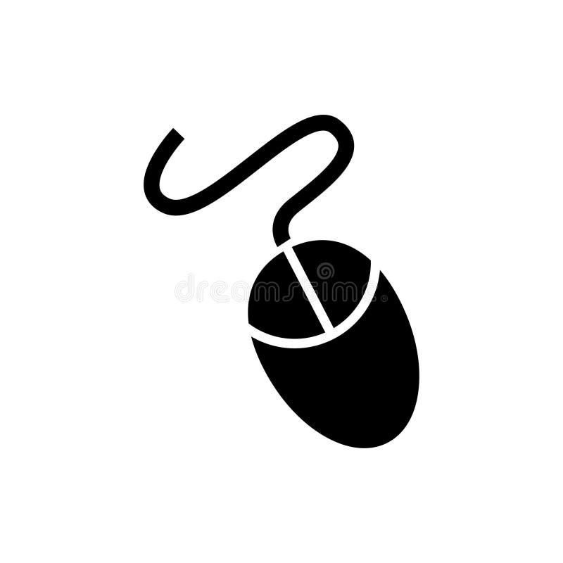 Mouse Computer Icon Vector Design Template Basic RGB Stock Vector ...