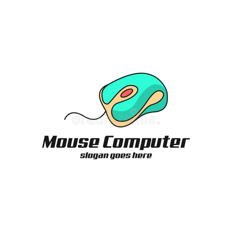 Mouse Computer Logo art stock illustration. Illustration of panel ...
