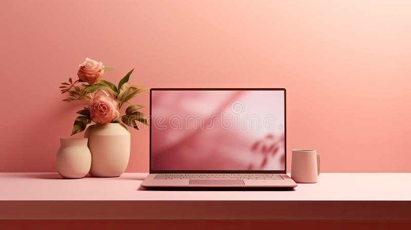 Desktop Gaming Pc Line Icon Vector Illustration Stock Vector ...