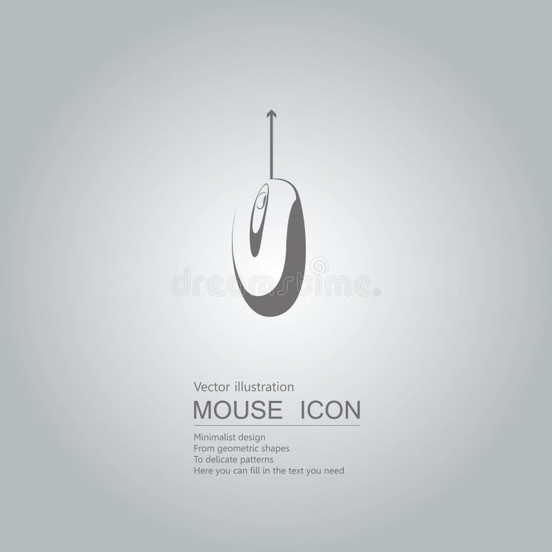Mouse creative design. stock vector. Illustration of computer - 159834043