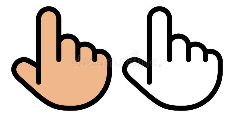 Mouse Cursor Mouse Hand Cursor Computer Mouse Click Cursor Vector