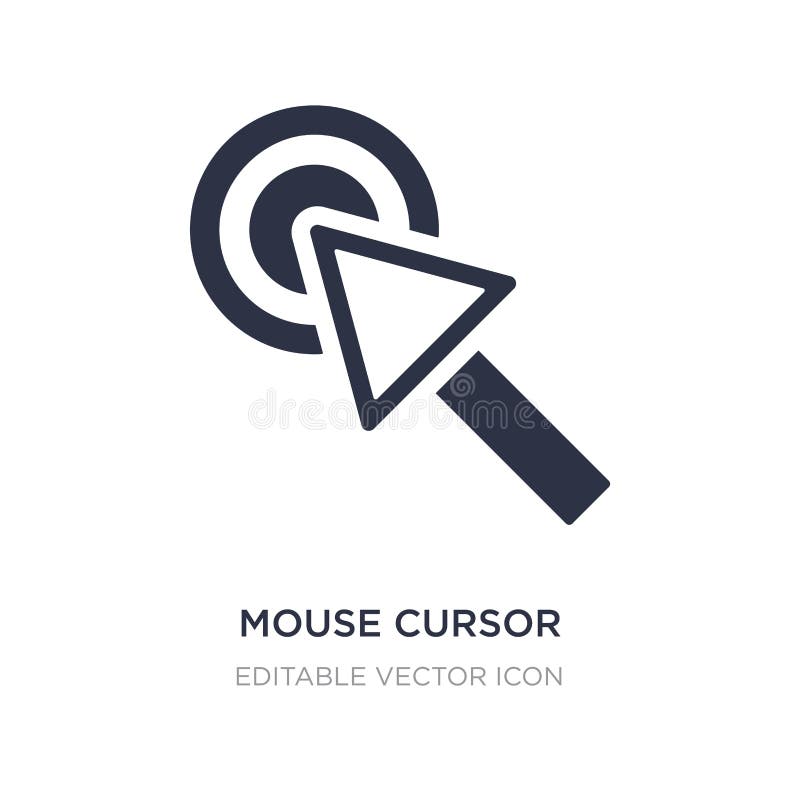 Wait Cursor Icon on White Background. Simple Element Illustration from ...